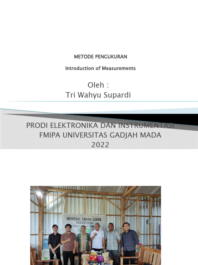 Metode Pengukuran | PDF | Instrumentation | Sensor