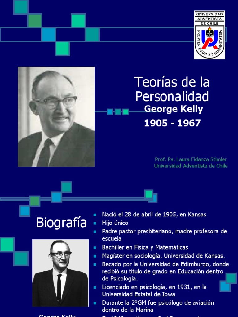 George Kelly | PDF | Sicología | Conceptos psicologicos