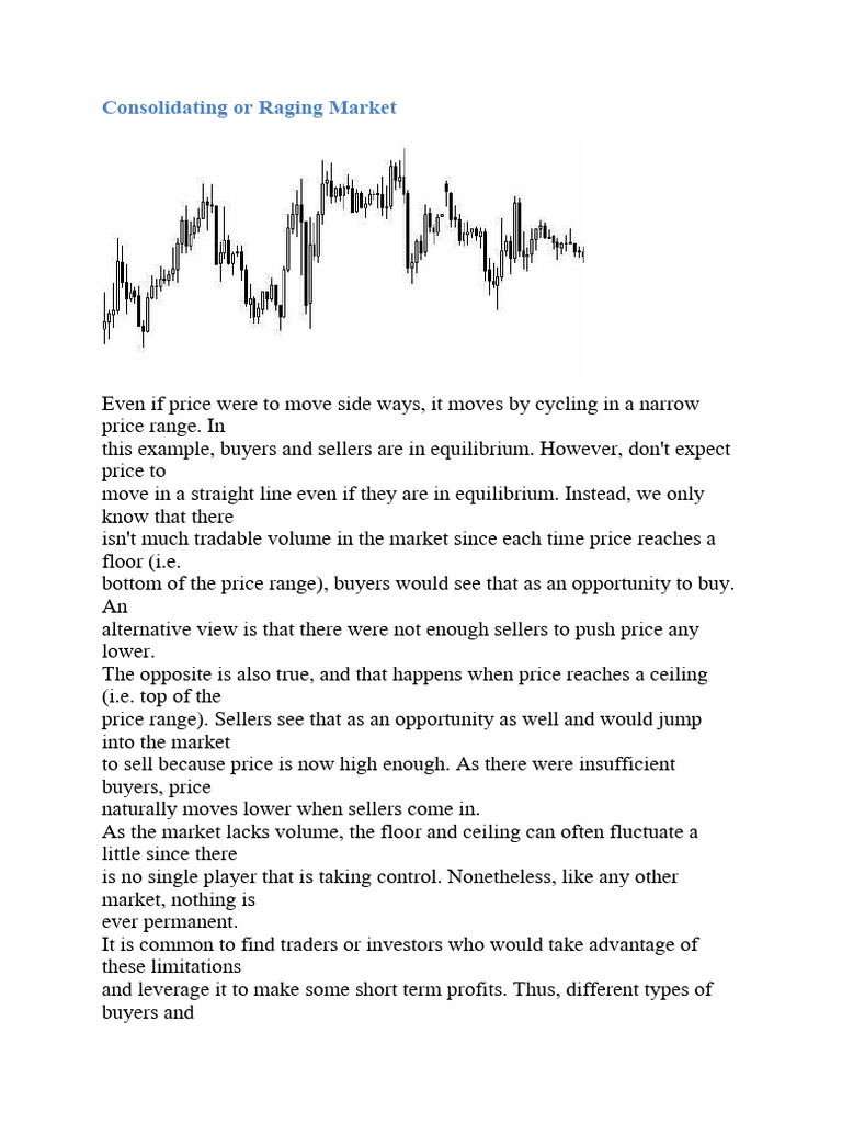 Consolidating or Raging Market | PDF