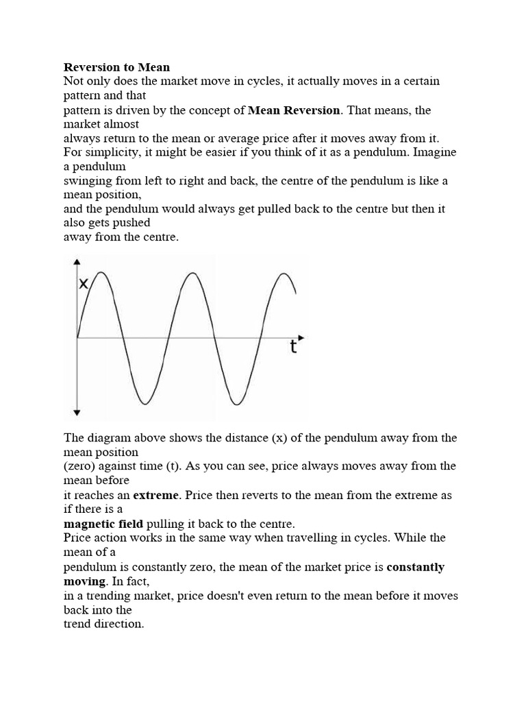 Reversion To Mean | PDF