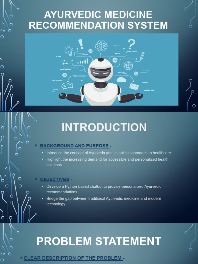 AYURVEDIC MEDICINE RECOMMENDATION SYSTEM | Download Free PDF | Usability | Machine Learning