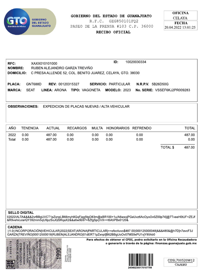 Alta Gto 22 Arona | PDF