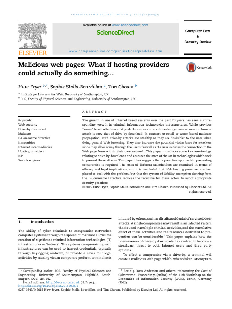 doc.15 | Download Free PDF | Malware | Computer Virus