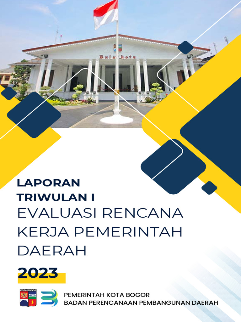 Laporan Evaluasi RKPD Kota Bogor 2023 Triwulan I | PDF | Pengelolaan ...