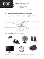 Grade 4 ICT Paper 1-1 | PDF | Laptop | Computer Hardware
