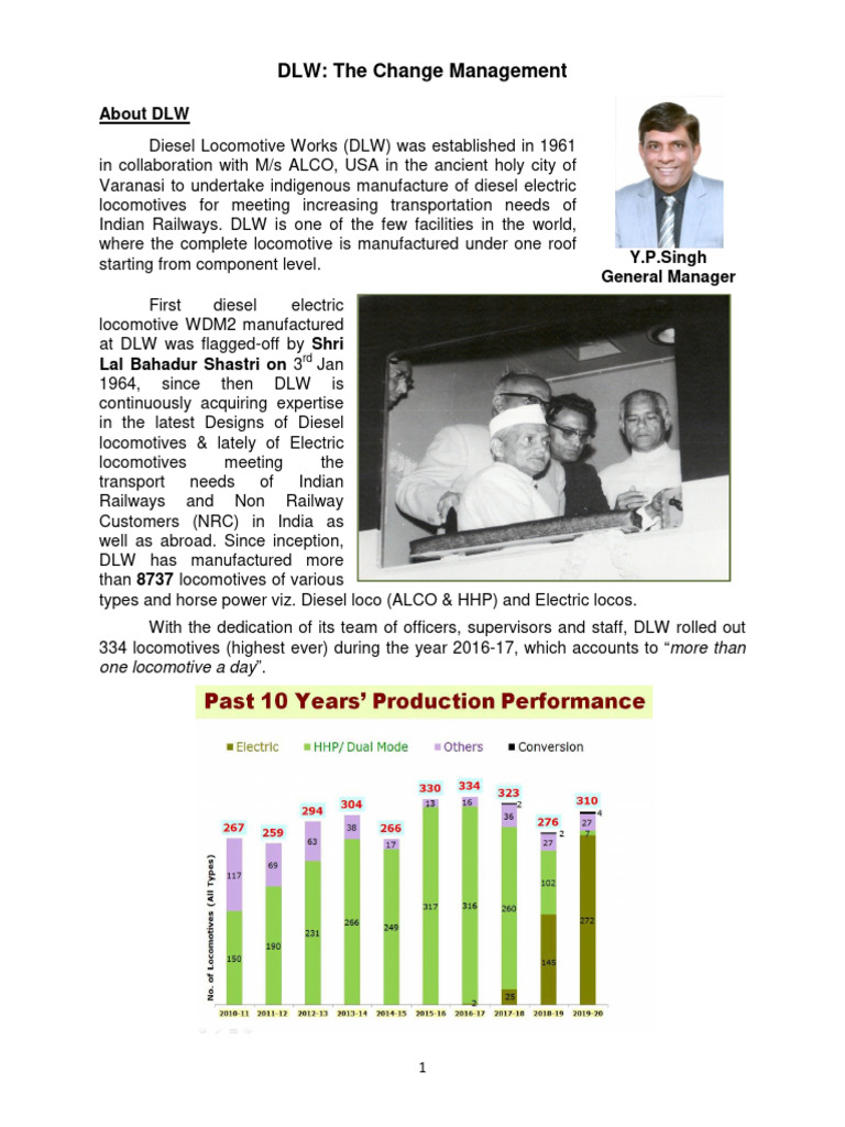 GM English Article | PDF | Locomotives | Rail Transport