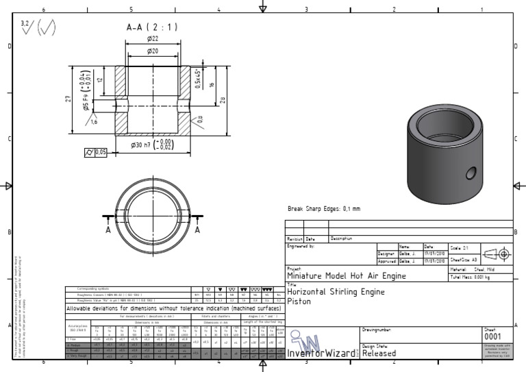 Piston Pdf Engineering Tolerance Mechanical Engineering