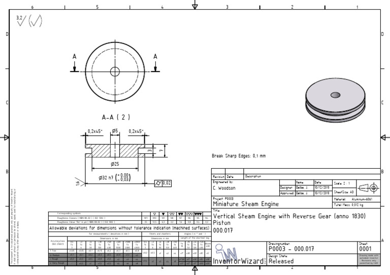 Piston Download Free Pdf Engineering Tolerance Mechanical Engineering