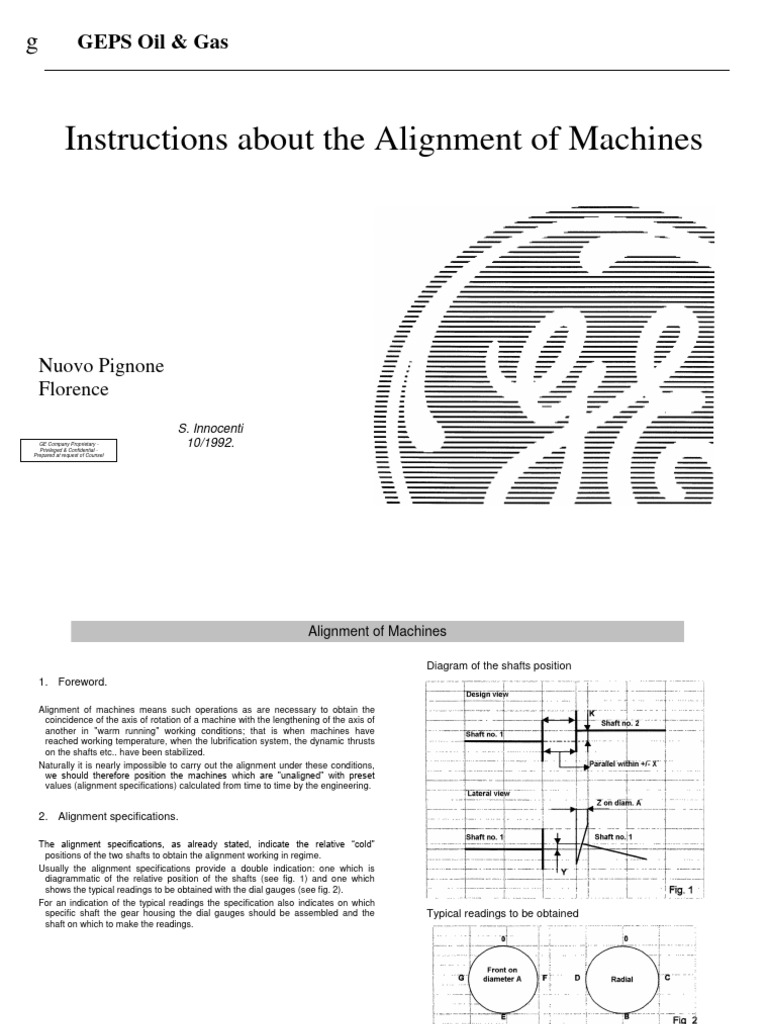 Alignment of Machines - EN | PDF | Gear | Rotation