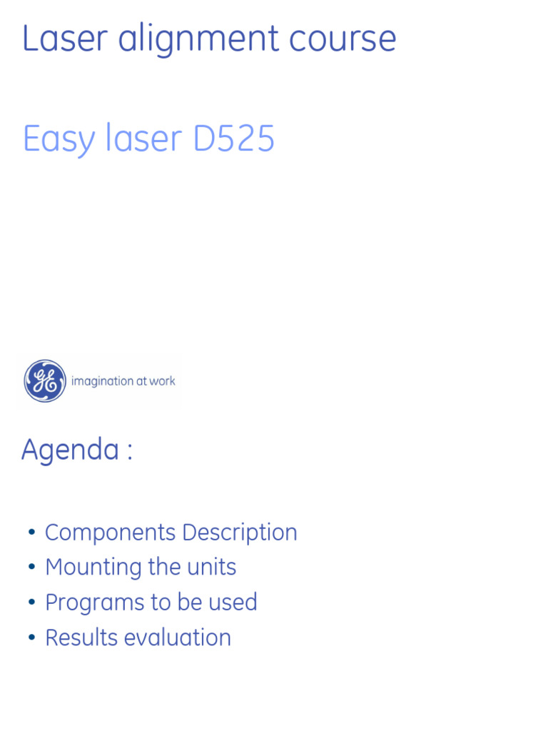 Easy Laser Course D525 | PDF | Laser | Metrology
