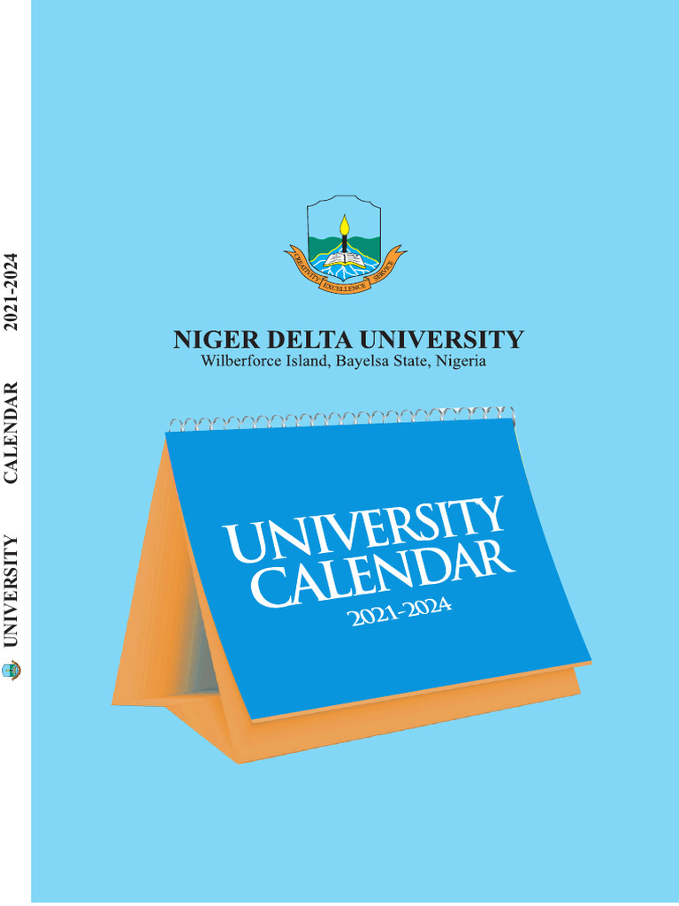 NDU Academic Calendar 2021-2024 | PDF | United States Senate | University