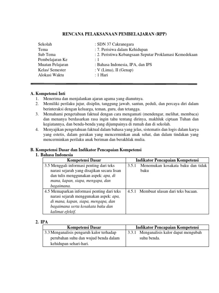 RPP T7 St2-P1-Erlin Aprianti | PDF | Karier & Perkembangan