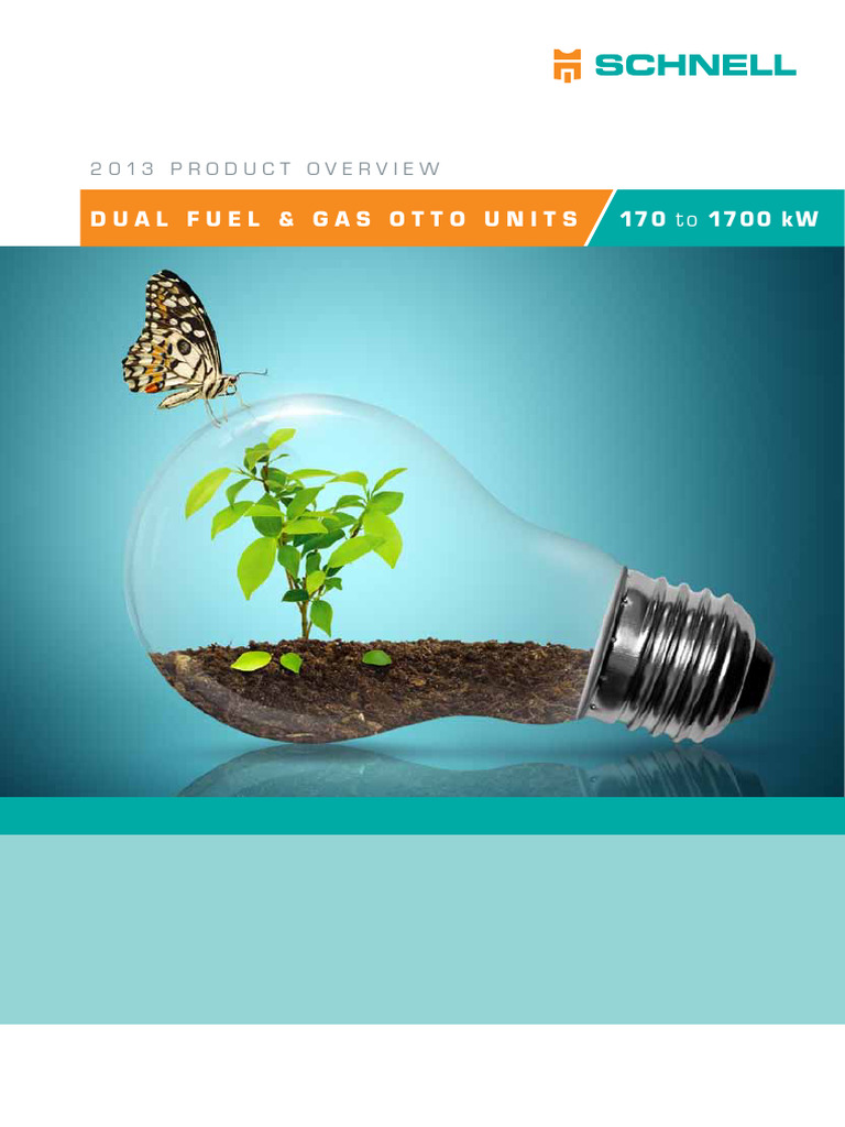 Broschuere (Dual Fuel Gas Otto Units) | PDF | Engines | Diesel Engine