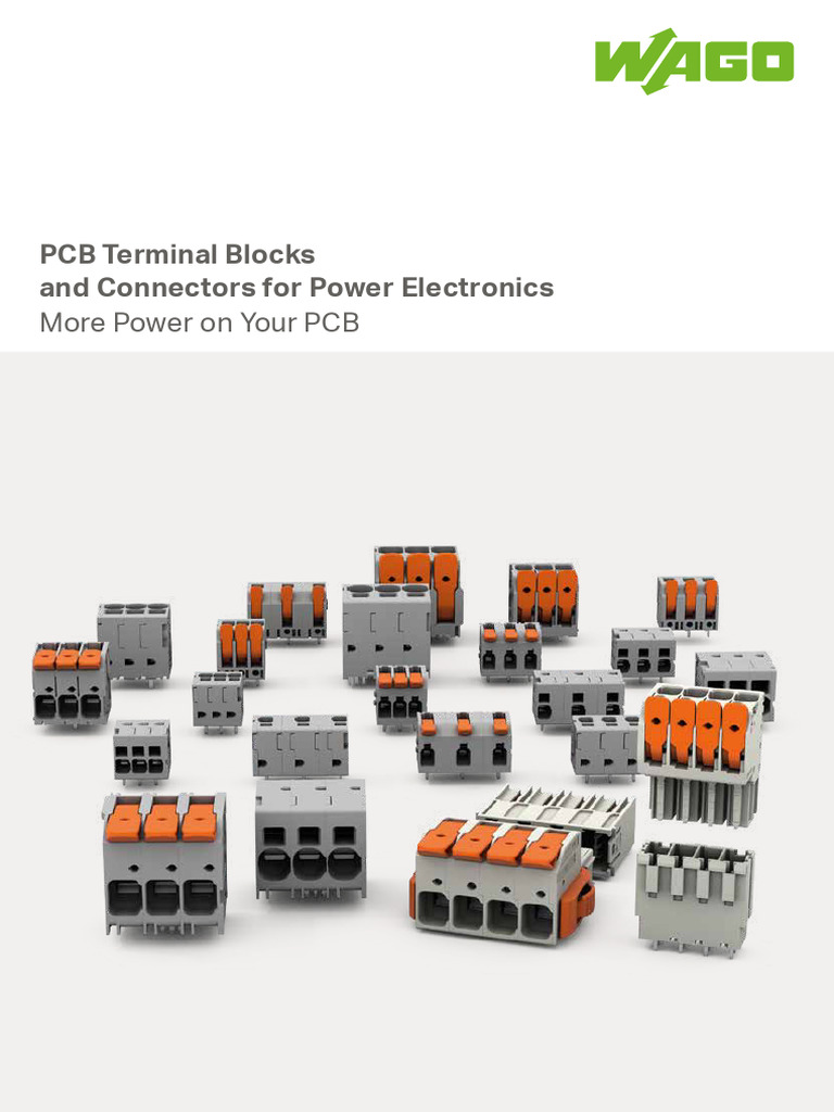 PCB Terminal Blocks for Power Electronics | PDF | Electrical Connector ...