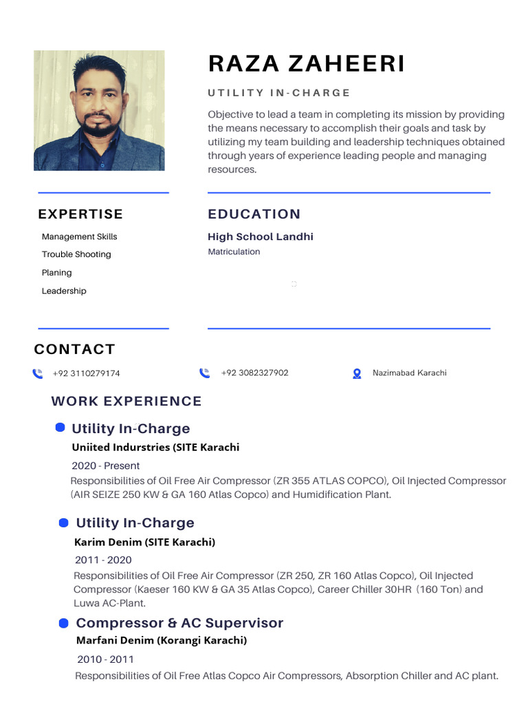 Raza Zaheeri CV | PDF | Heat Transfer | Engineering Thermodynamics