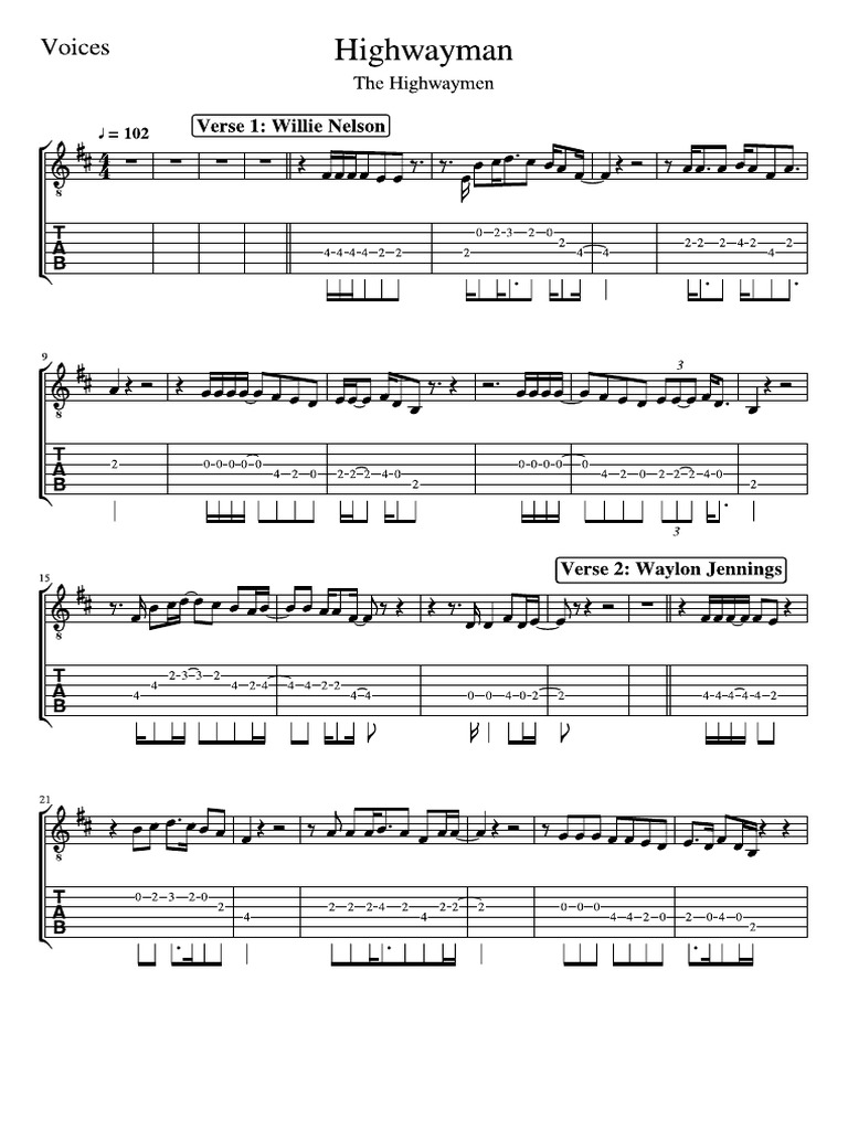 Highwaymen Voices | PDF