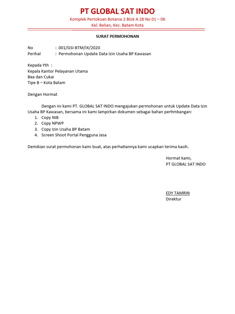 Permohonan PPFTZ | PDF