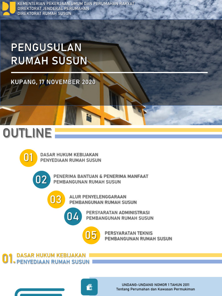 Paparan Pengusulan Rumah Susun | PDF