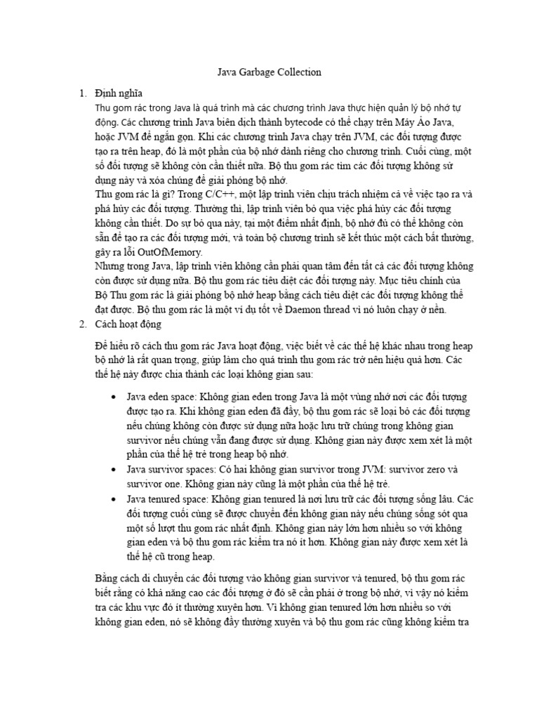 Garbage Collection | PDF