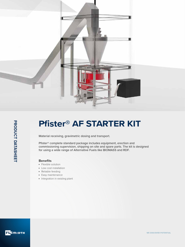 FLSmidth Pfister AF Starter Kit | PDF | Technology & Engineering