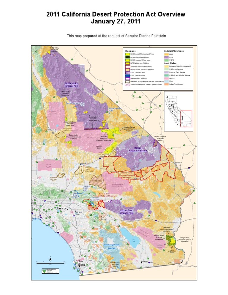 California Desert Protection Act 2011 | PDF