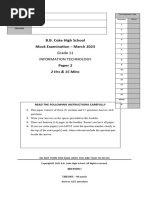 Form 3 - Computer Studies - Question Pape | PDF | Decimal | Microsoft Word