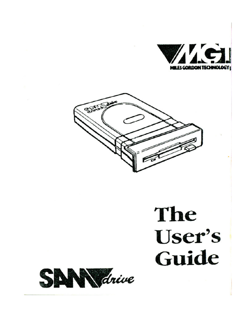 SAM Coupā Sam Drive Manual | PDF | Computer File | Floppy Disk