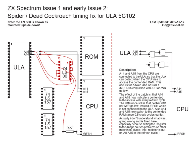 ZX Spectrum ULA Timing Fix Guide | PDF | Microcomputers | Classes Of ...