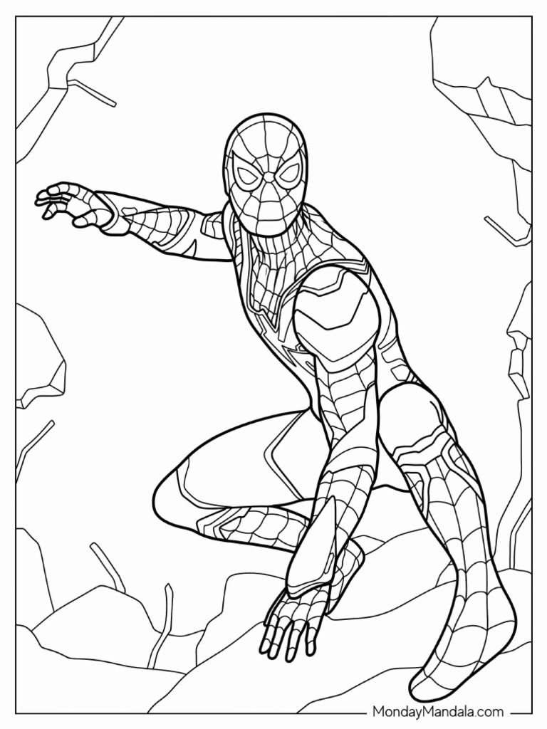 Spider-Man-From-Avengers-To-Color | PDF