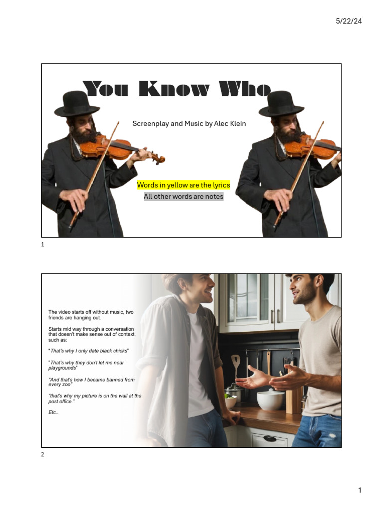 YouKnowWho Storyboard V2 | PDF