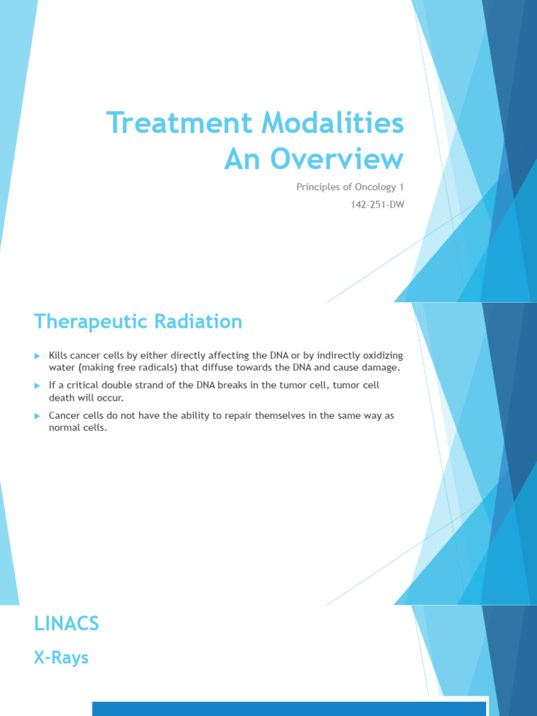 6-_Treatment_modalities | Download Free PDF | Radiation Therapy ...