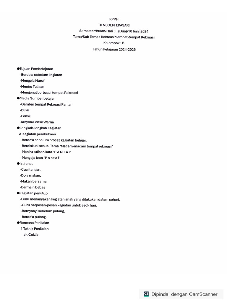 RPPH 10 Juni 2024 | PDF