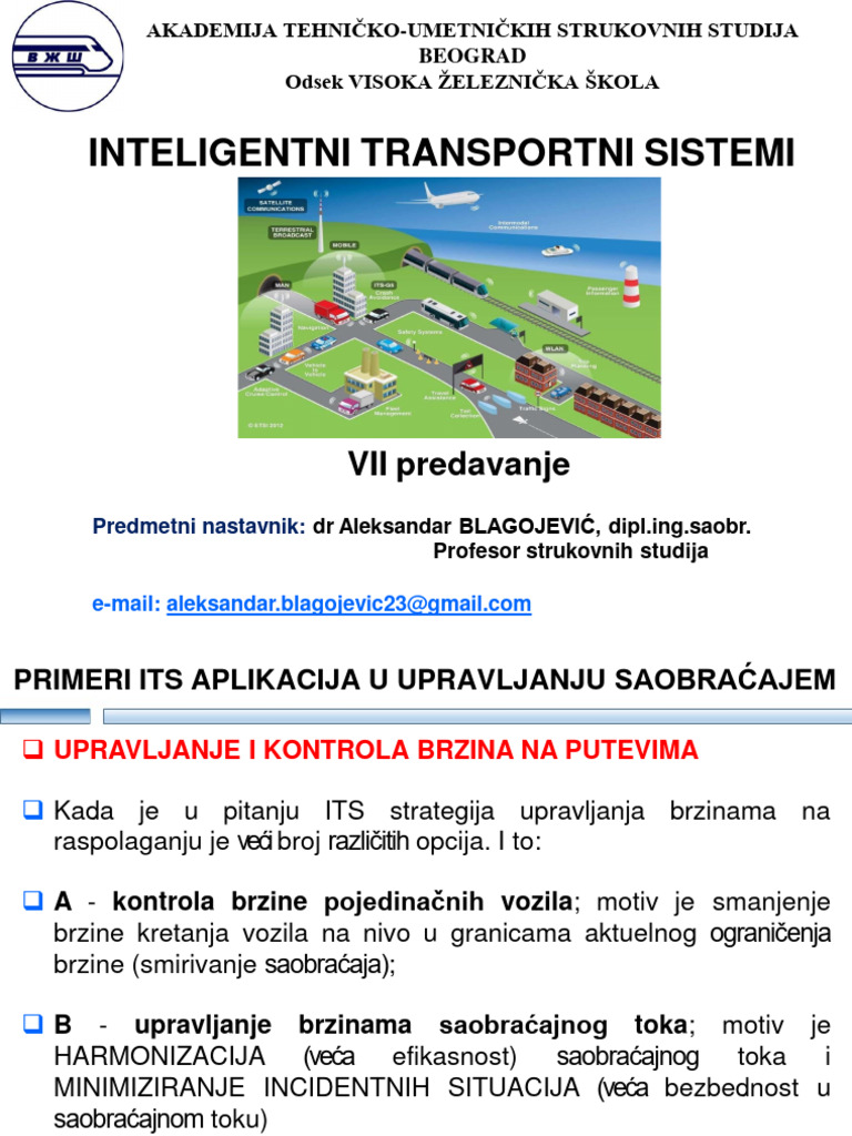 ITS Predavanje 7 AB 2022 2023 | PDF