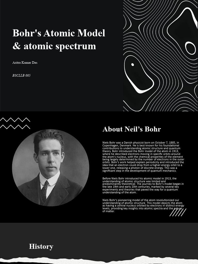 Bohrs Atomic Model & Atomic Spectrum (Auto-Saved) | PDF | Atomic Orbital | Electron
