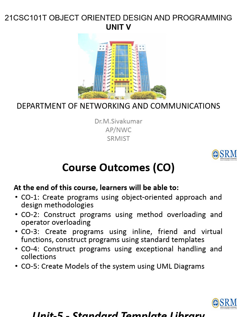 Oodp Unit 5 Pptpptx Pdf Queue Abstract Data Type Object Oriented Programming 