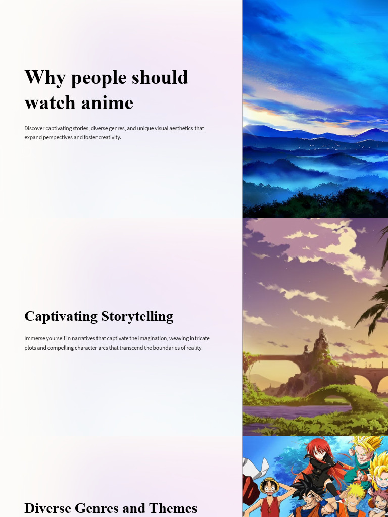 Why-people-should-watch-anime | PDF | Narrative | Anime