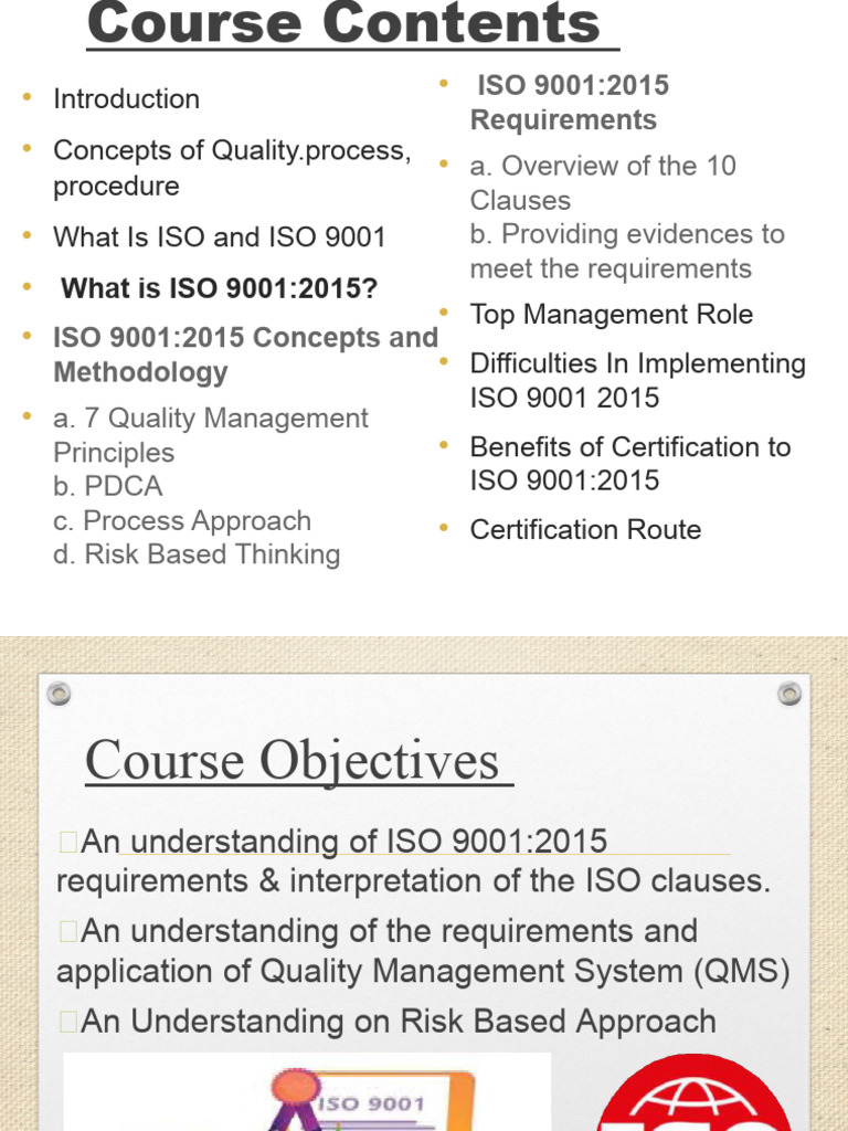 Iso 9001 Awareness for Nigerian Air Traffic Investigation Bureau | PDF | Quality Management ...