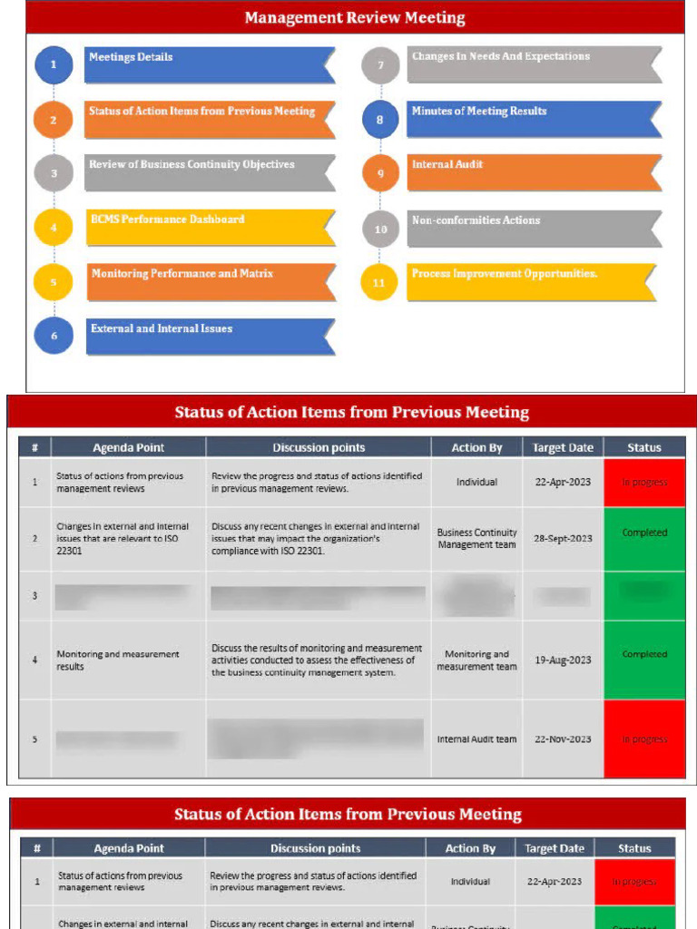 BCM Management Review | PDF