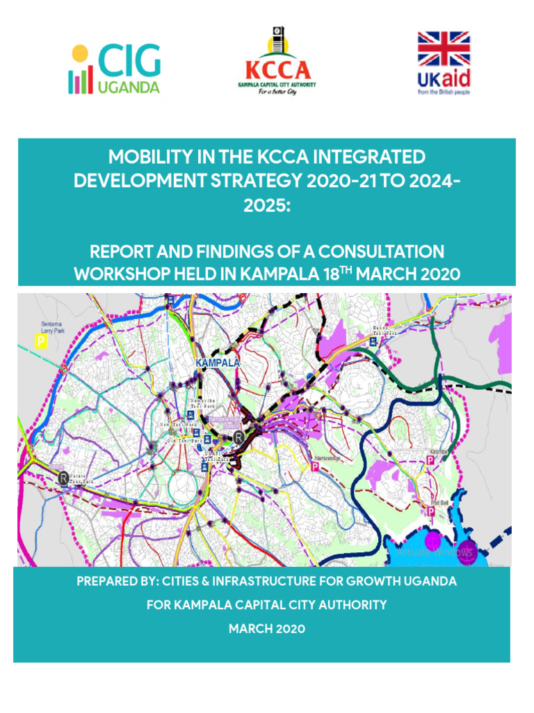 Report on the KCCA Mobility Workshop | Download Free PDF | Transport | Public Transport