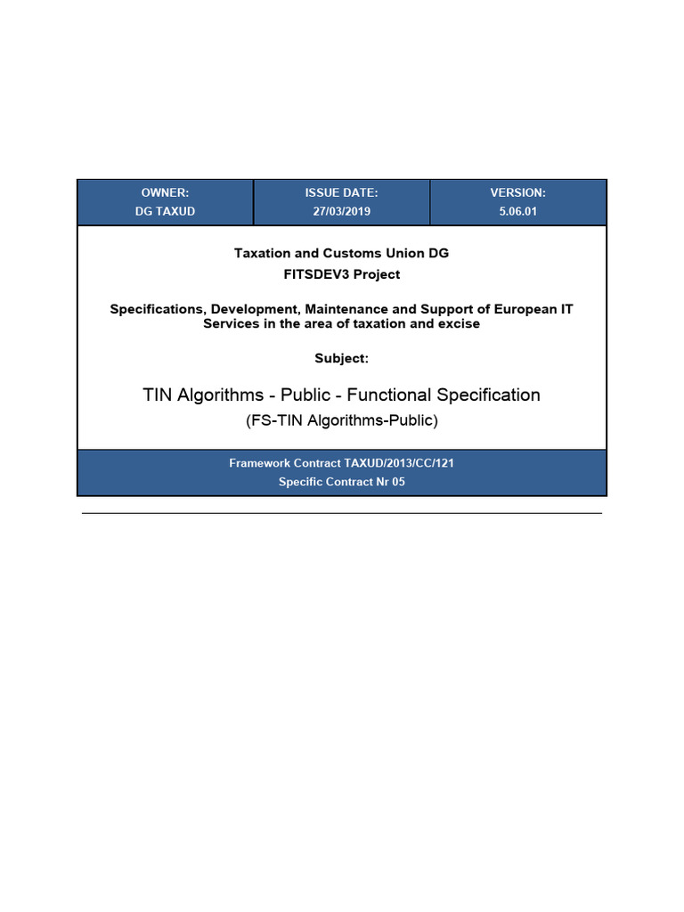 FS TIN Algorithms Public | PDF | Algorithms | World Wide Web FS TIN Algorithms Public | PDF | Algorithms | World Wide Web