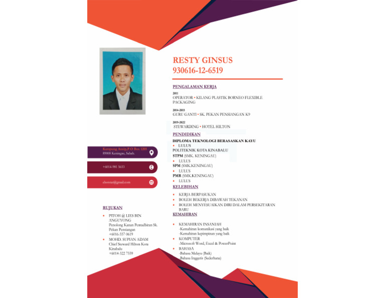 Resume Resty - 073921 | PDF