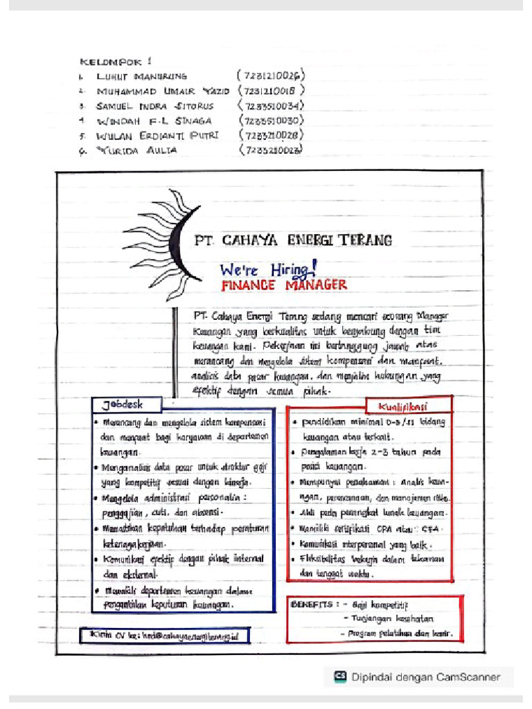 Tugas Tulis Tangan | PDF