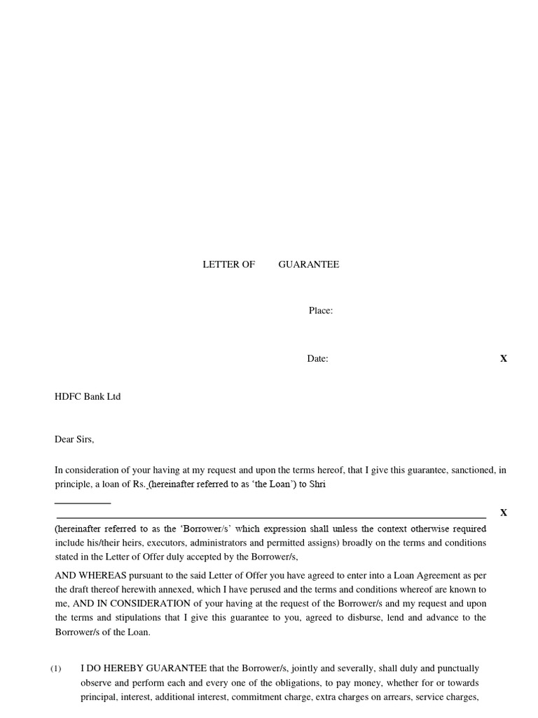 1 | Download Free PDF | Guarantee | Loans