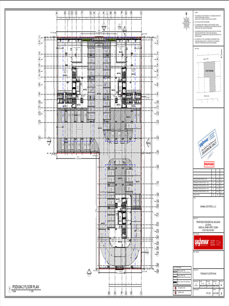 A-07-002 - PODIUM-2 FLOOR PLAN | PDF