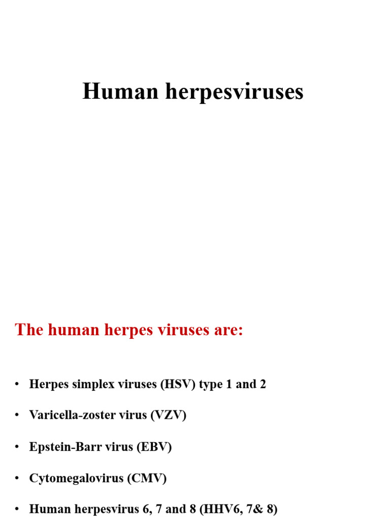 #6 Human herpesviruses | Download Free PDF | Microbiology | Viral Diseases #6 Human herpesviruses | Download Free PDF | Microbiology | Viral Diseases