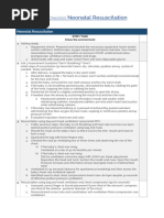 IV Cannulation Checklist | PDF | Science & Mathematics