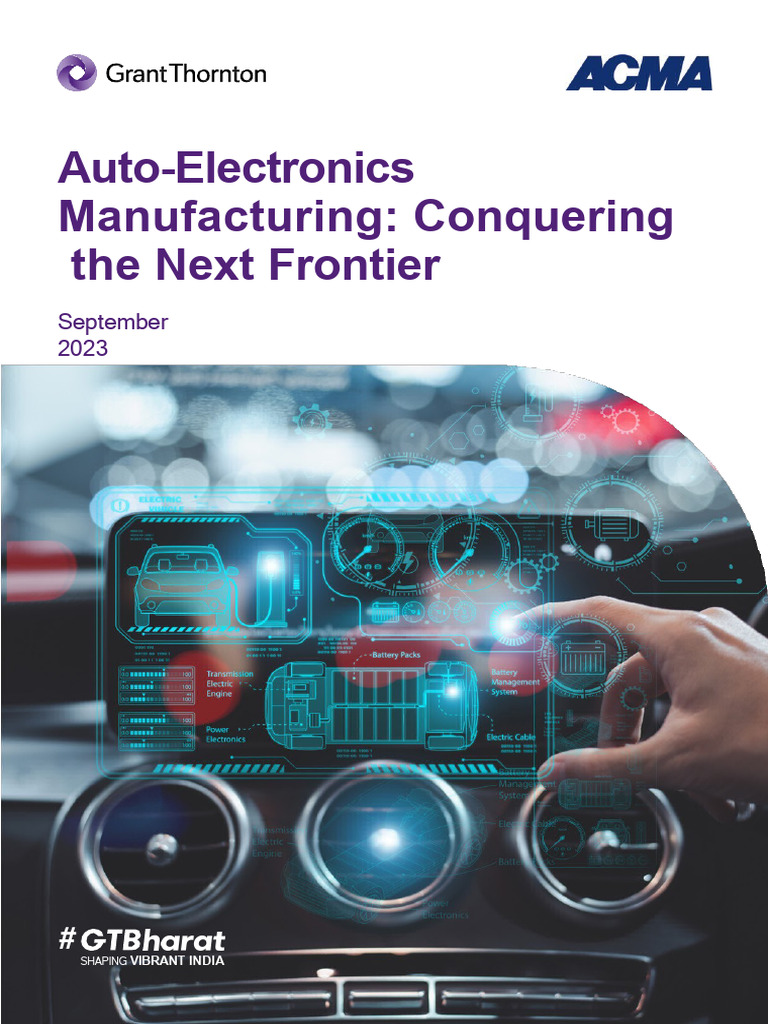 4 ACMA Grant Thornton Bharat Auto Electronics Manufacturing Report ( IV ...