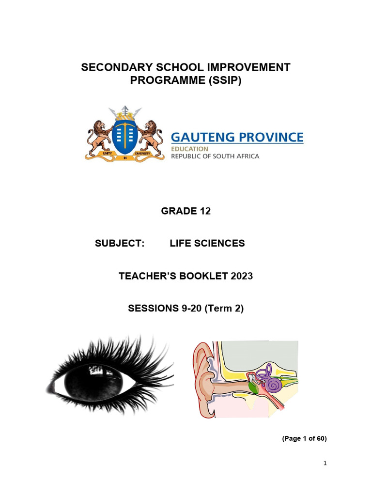 SSIP 2023 Life Sciences Grade 12 Guide | PDF | Dominance (Genetics ...