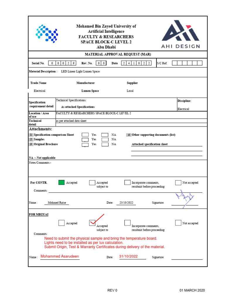 Mar-Lights 1 | PDF | Specification (Technical Standard) | Electric Power