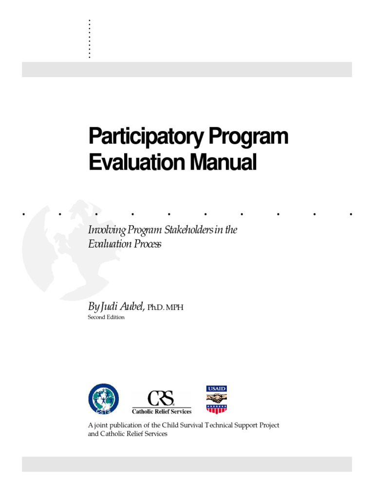 Part Eval Manual English | PDF | Evaluation | Program Evaluation